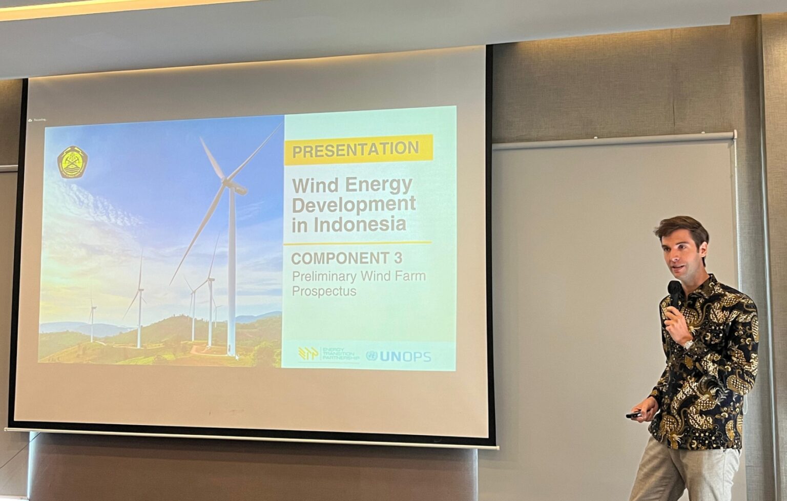 Onshore Wind Energy Development in Indonesia: Handover Ceremony for ...